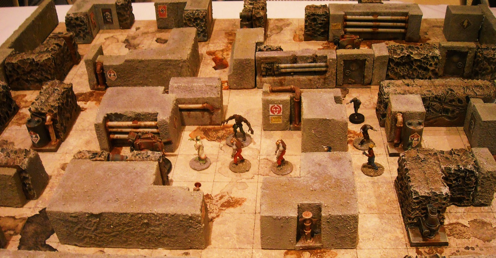 The Historical Miniaturist: Completed Incursion 3D Board - at OwlCon 2011