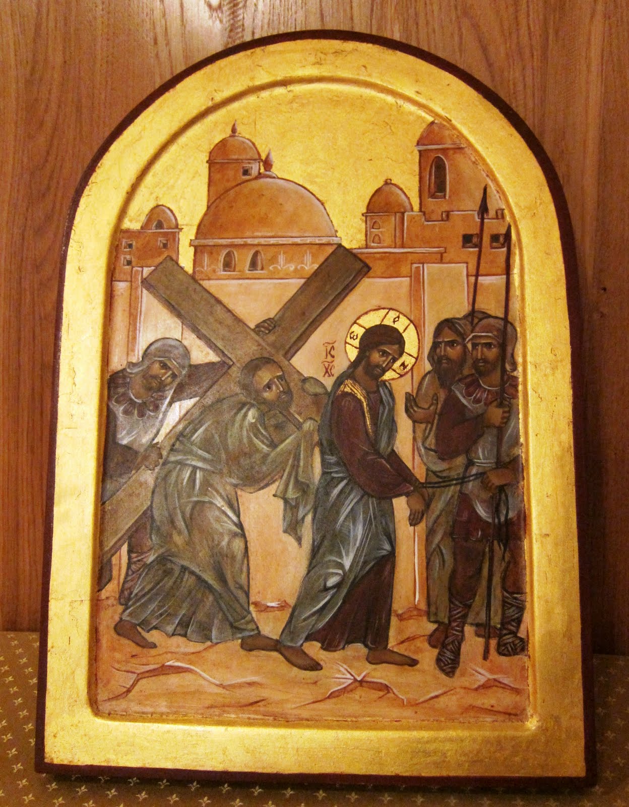 Kryžiaus kelio stotys Abromiškių ligoninei