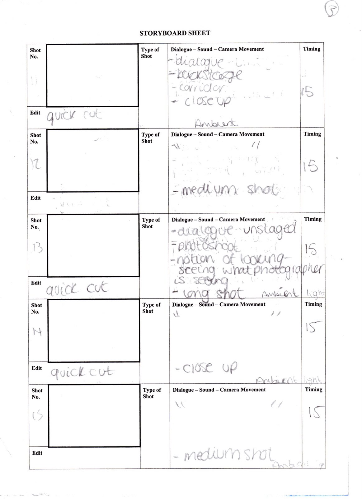 Kerri Hoskins & Becky Wallis A2 Production: Storyboard, Script, Setting ...