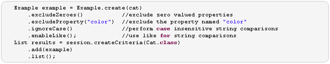 JAVA_MUNDO: CRITERIA (CRITERIOS)