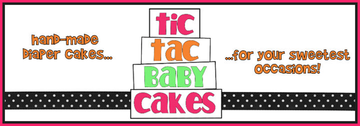 Tic Tac Baby Cakes: HOW TO MAKE A DIAPER CAKE!