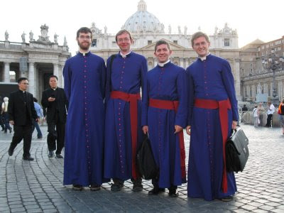 Roman Catholic Vocations: House Cassocks of the Seminaries in Rome