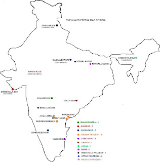 how jyothirlingas can be 14: 18 Shakti Peeth / Ashta Dasha Shakti Peethas