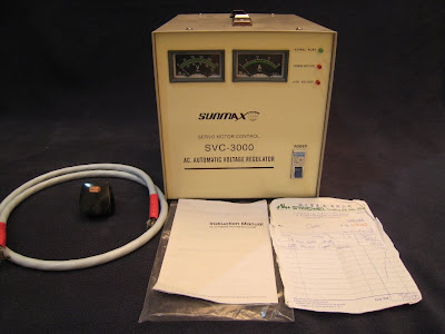 Sunmax SVC-3000 voltage regulator (Used) SOLD