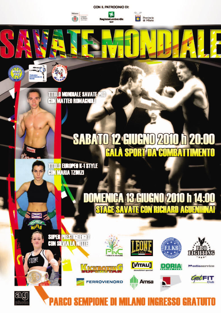 French boxing SAVATE BLOG: Savate Pro in Italy - SAVATE MONDIALE 2010