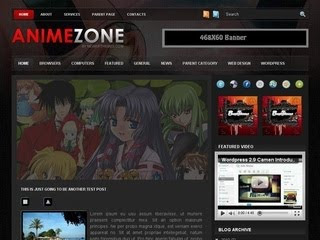Anime Zone Blogger Themes