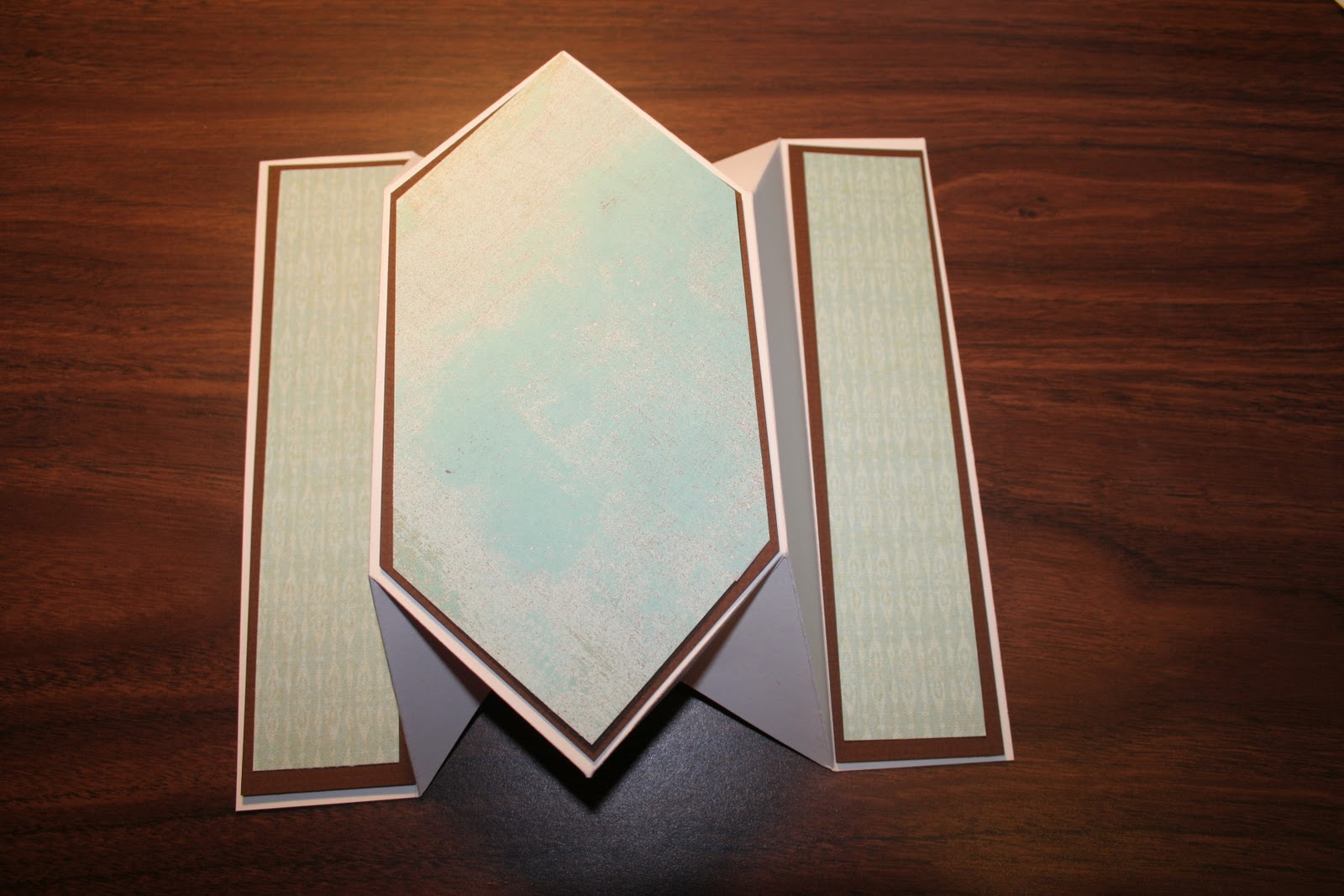 Shelly's Images: Tuesday Tutorial - Diamond Fold Card