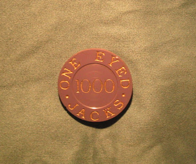 TWIN PEAKS PROPS: One-Eyed Jack's Poker Chip (Original)