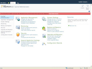Let's SharePoint: SharePoint 2010 Central Administration