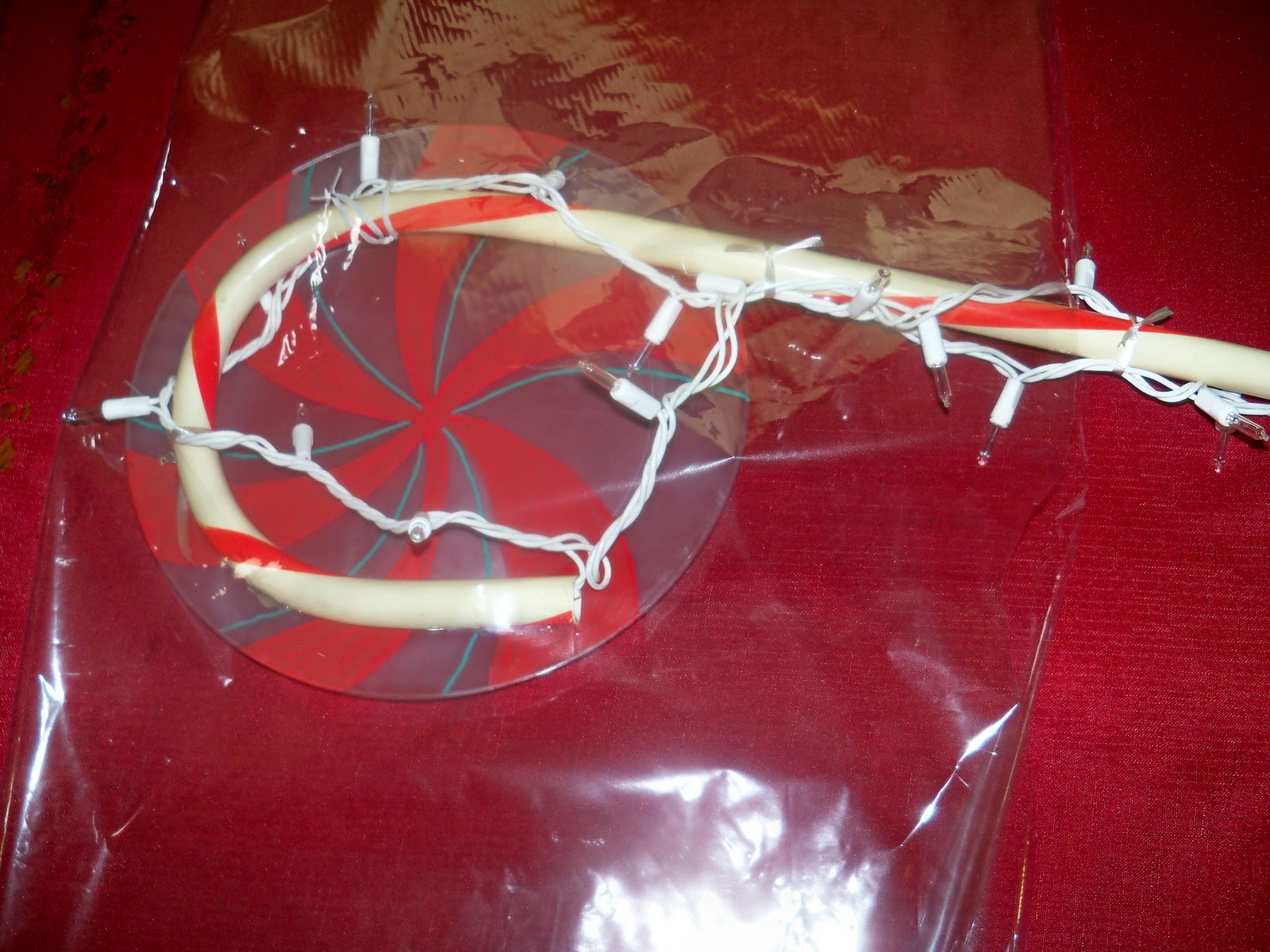 Go Green Art: Lighted Christmas Lolly Pops