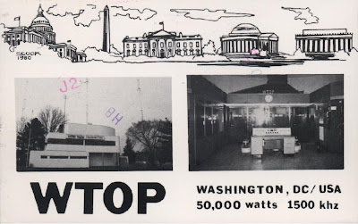 Cape Dx - Gary Deacon: WTOP Washington DC 1500 kHz QSL