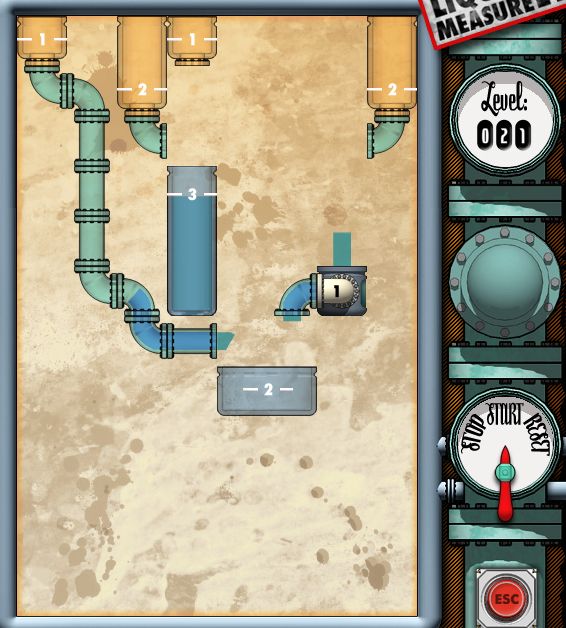 Game Walkthroughs (Oyun Çözümleri): Liquid Measure 2 Walkthrough