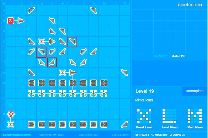 Game Walkthroughs (Oyun Çözümleri): Electric Box 2 Walktrough