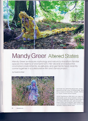 My work is on the cover of Fiberarts, yippee! | Mandy Greer