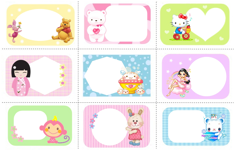 Mini tarjetas para imprimir - Imagui