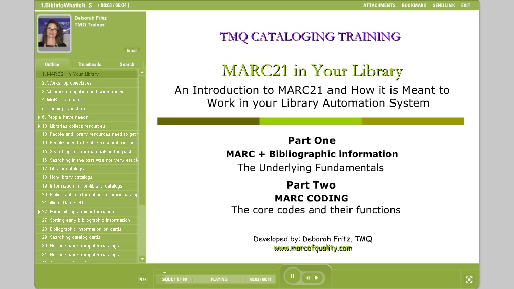 Caribbean Connector: Free cataloging webinar by Deborah Fritz - MARC 21 ...