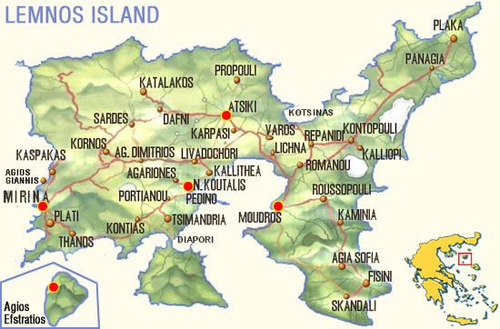 Holidays in Greece, Greek islands: Limnos island (Lemnos)