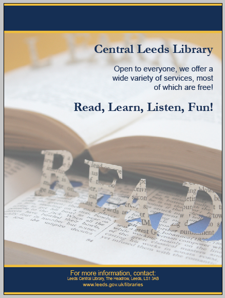 FMP: Leeds Library Promotional Campaign - Leaflet/Flyer Development