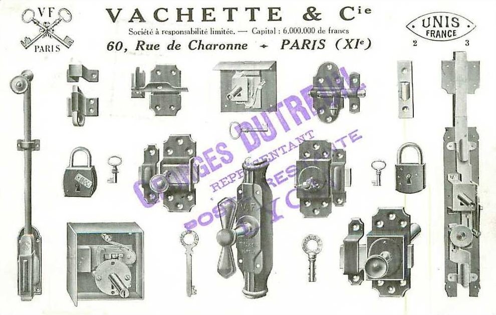 Troyes-en-Champagne: Vachette Frères - Serrurerie