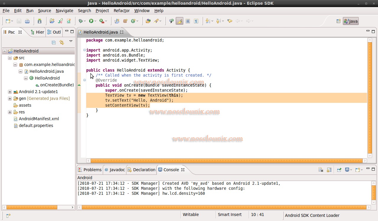 Crear Un Proyecto Android En Eclipse No Solo Unix Gnu Linux Android Tecnología Software 1537