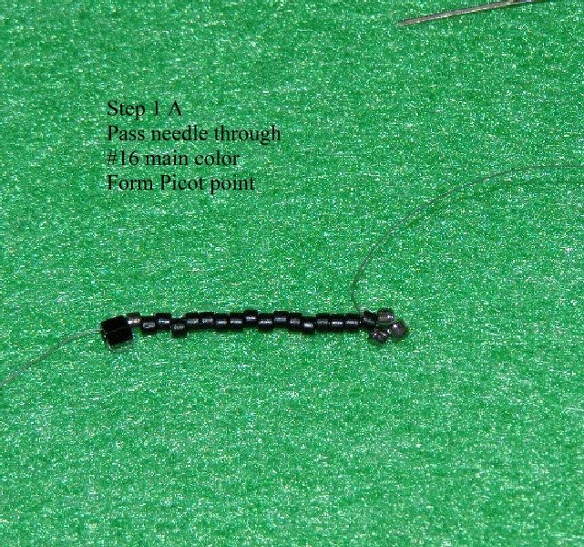 Queenie's Beads: Russian Leaf Done in Peyote Part 1