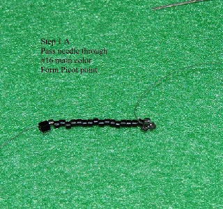 Queenie's Beads: Russian Leaf Done in Peyote Part 1
