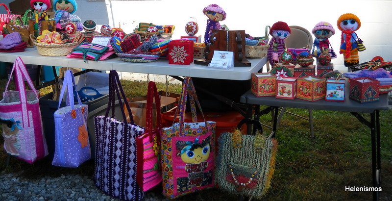 Helenismos: Selling crafts at a Church Bazaar