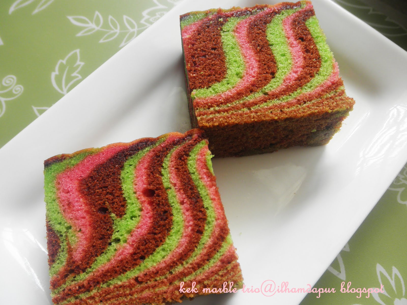 Ilham Dapur: Kek Marble Trio