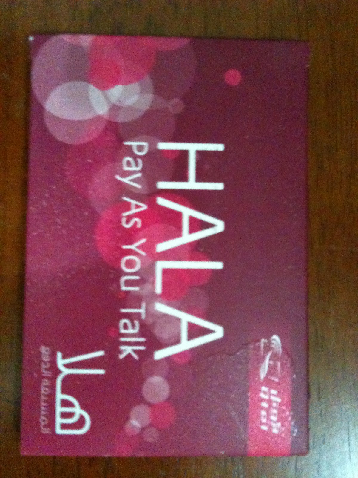 Aparichithudu.....: Hala - pay as you talk