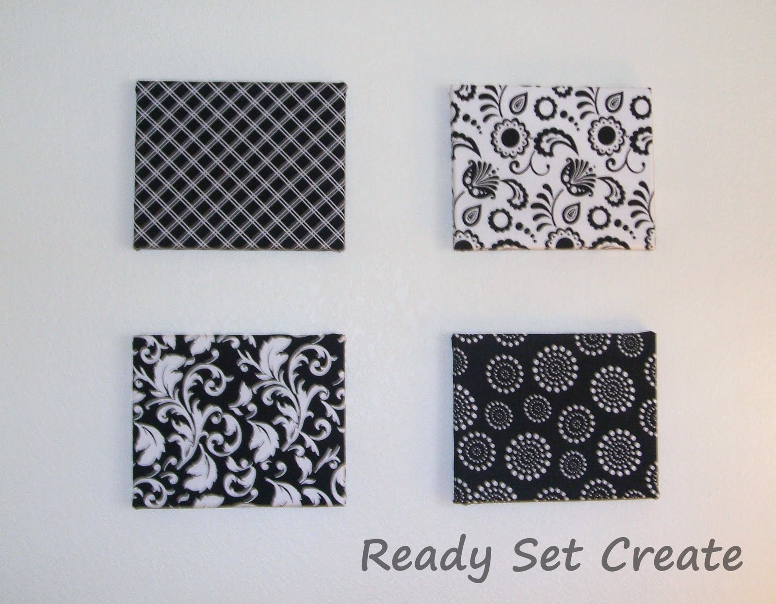 Ready, Set, Create!!: Fabric Covered Canvas