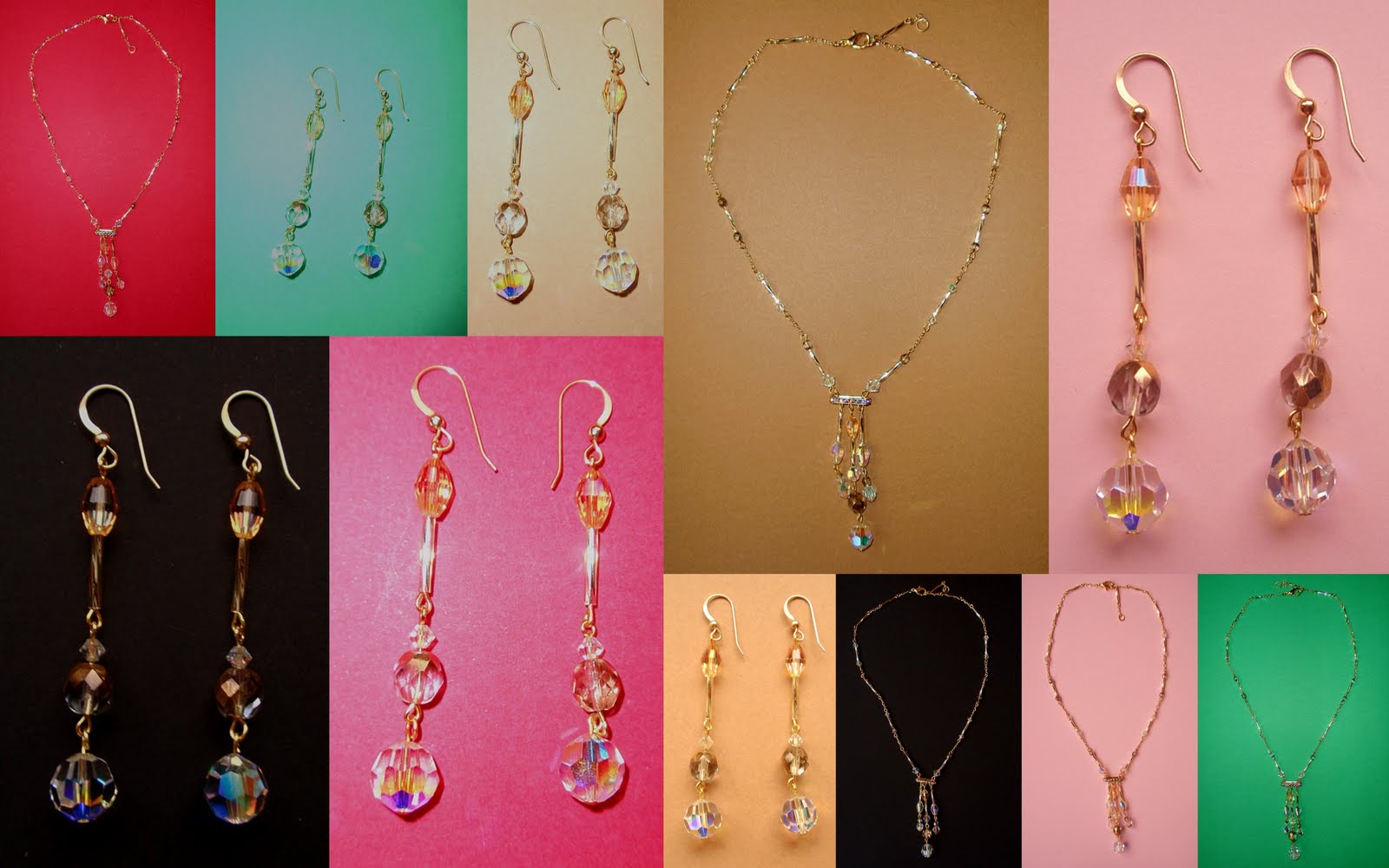 Aleksandra's treasures: Crystal AB with brandy set