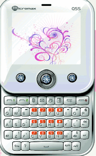 LivingMobile: Micromax Q55 Bling IFFA limited edition phone