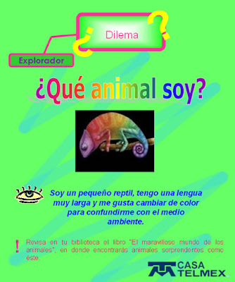 reto de hoy: ¿Qué animal soy?