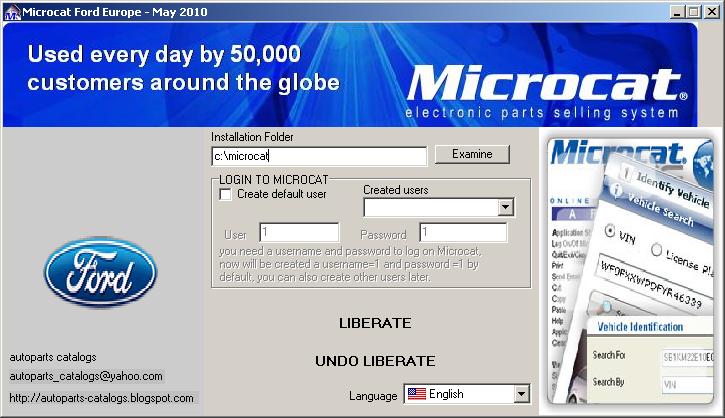 AutoParts Catalogs: FORD - EUROPE (Microcat)