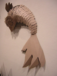 cardboard fish | Cardboard sculpture, Recycled art projects, Cardboard art