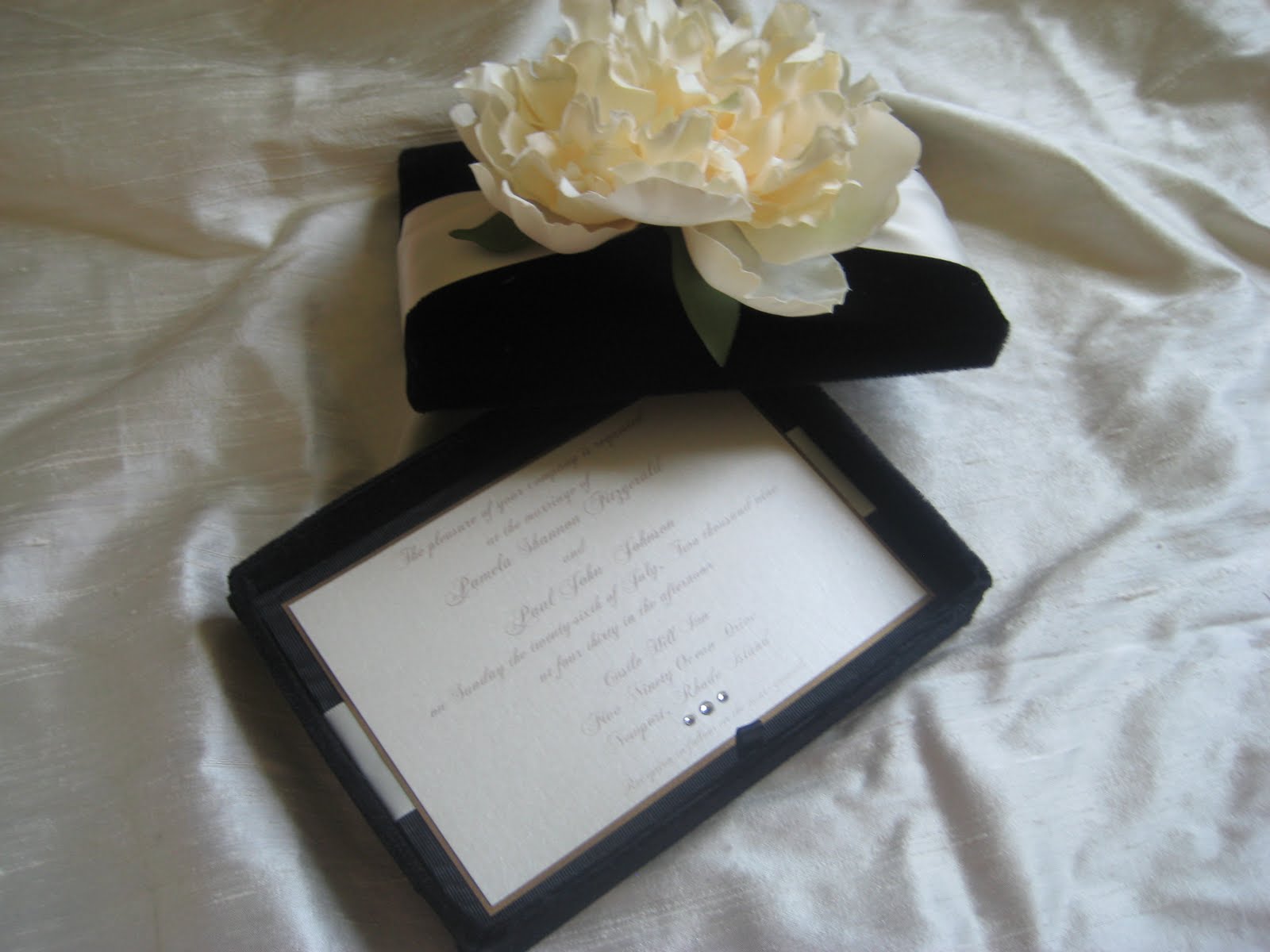 Revelry Invitation Studio Chatter: Fabulously Elegant Velvet Invitations