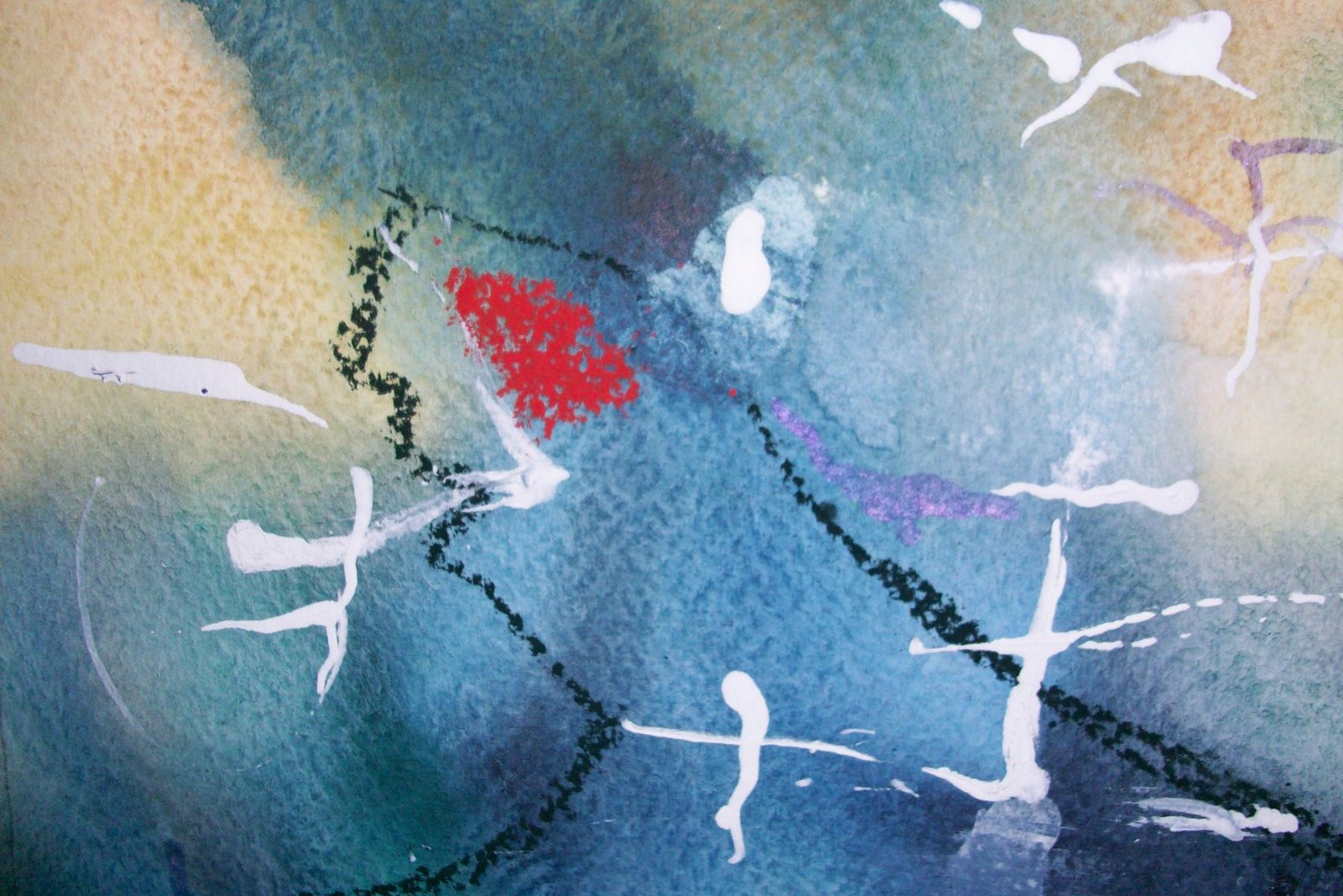 Daily Painters Abstract Gallery: On the Ridge by contemporary artist ...