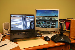 Virtually Flying: Dual Monitor Test