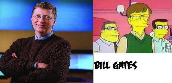 De todo imágenes curiosas: Los simpson... una comparación entre famosos ...