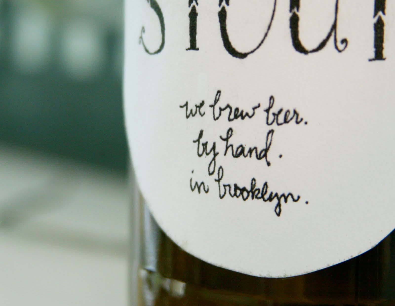 a paper city: Warmbelly Brews: Snow Day Stout