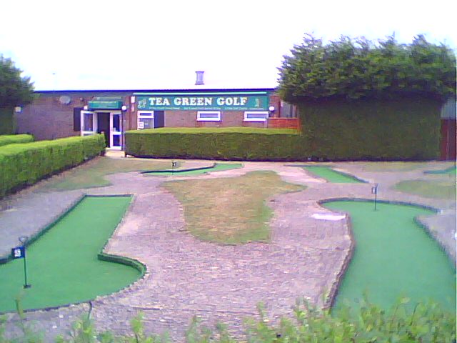 The Ham and Egger Files: Tea Green Golf's Minigolf Course - Upgrade