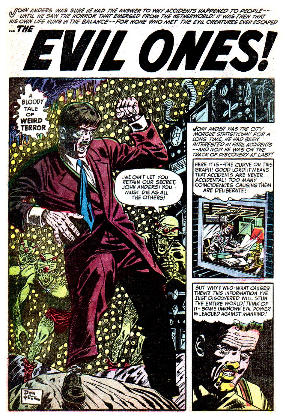 THE HORRORS OF IT ALL: The Evil Ones! / Turnabout