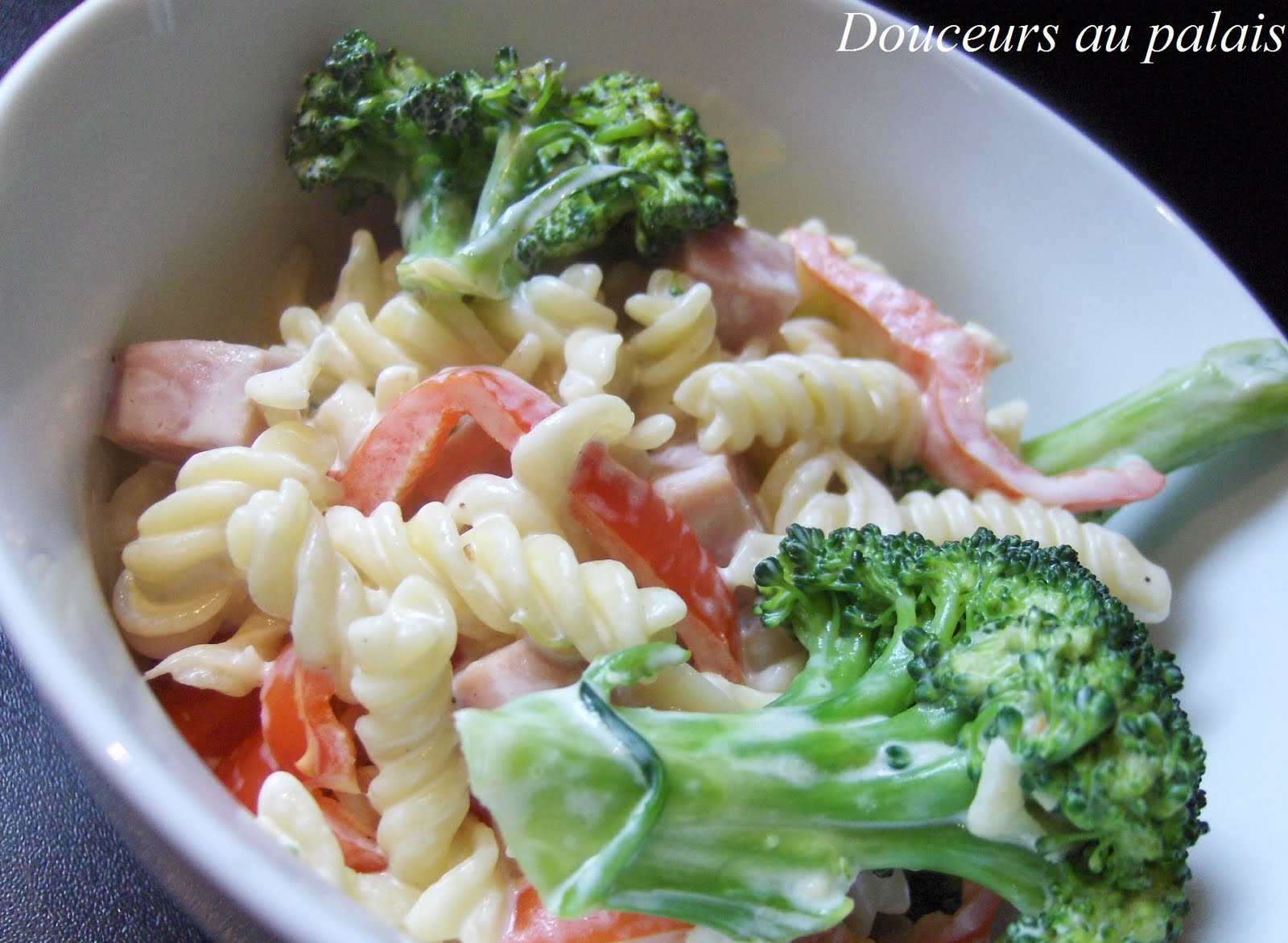 Fusilli Primavera au jambon