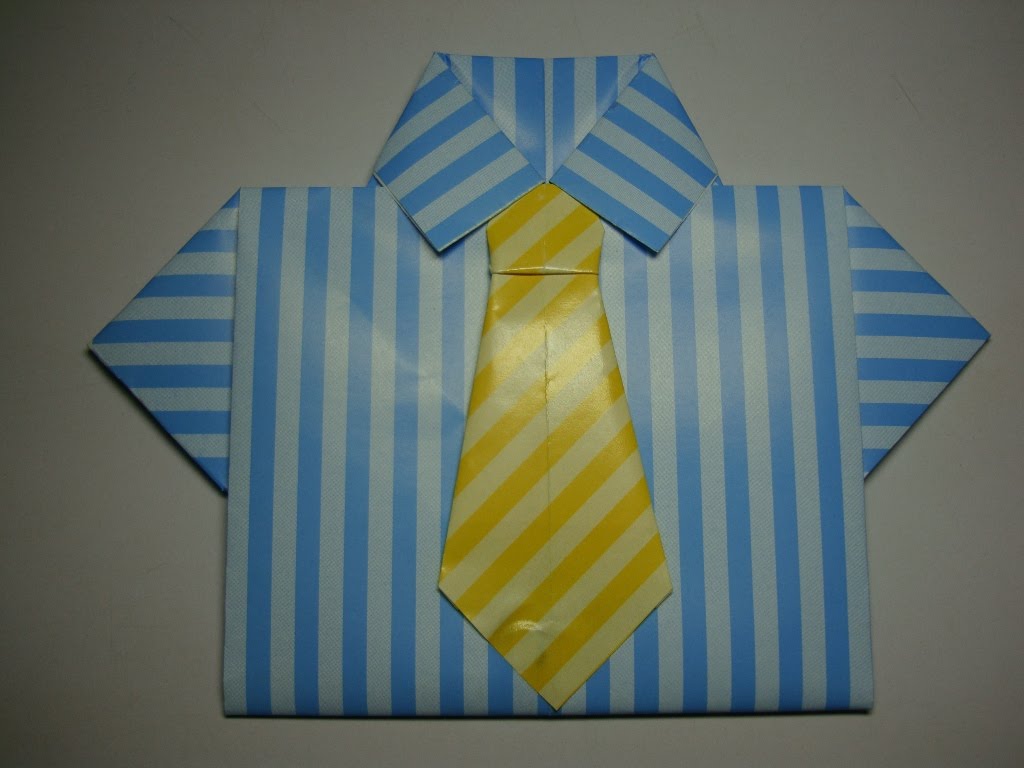 Father's Day: Polo Shirt with Necktie Origami