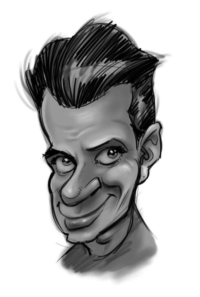 Rick Acosta: caricature example