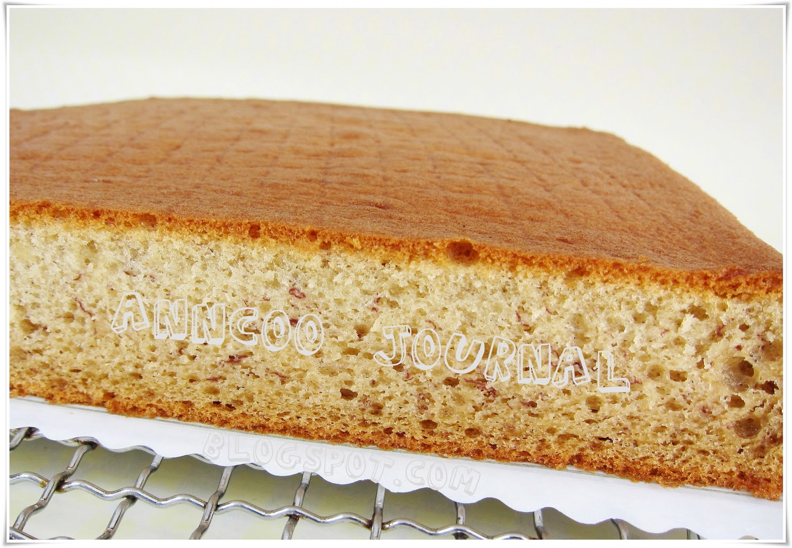 Anncoo Journal - Come for Quick and Easy Recipes: Banana Sponge Cake