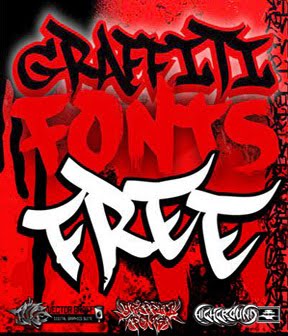 Font Graffiti : Graffiti Fonts Red Design