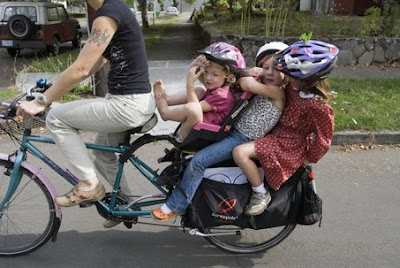 Bike Commute Tips Blog: Bicycle travel, with children too!