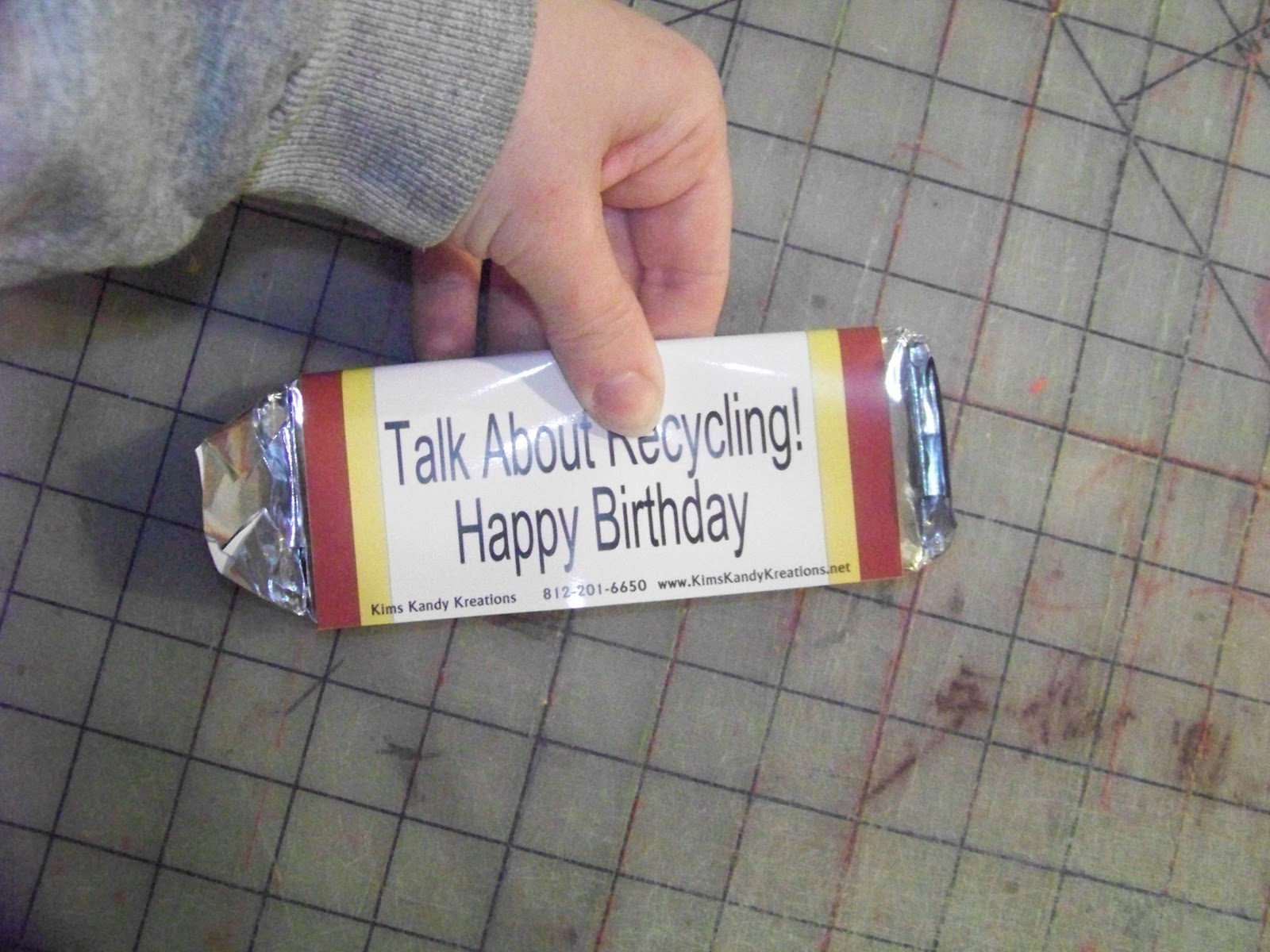 How to Wrap a Candy Bar Wrapper Tutorial