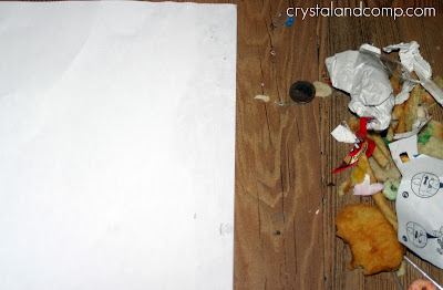 A Makeshift Dust Pan - CrystalandComp.com